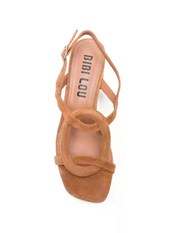 BIBI LOU Suede Finish Slingback Sandals