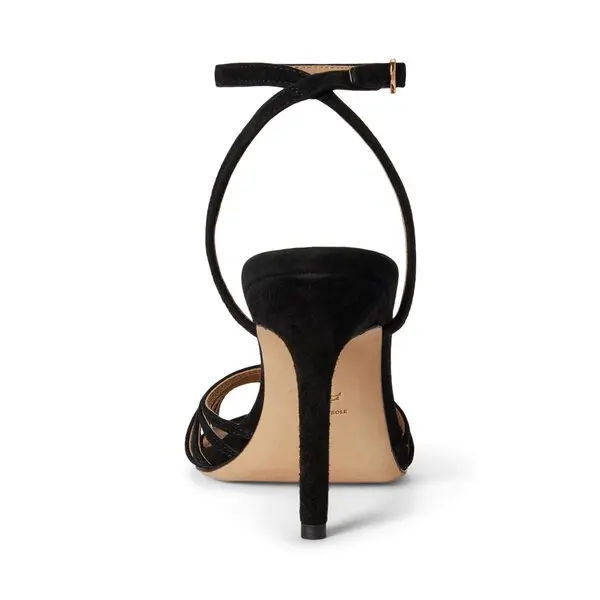 Ralph Lauren Mckayla Suede Strappy Sandal