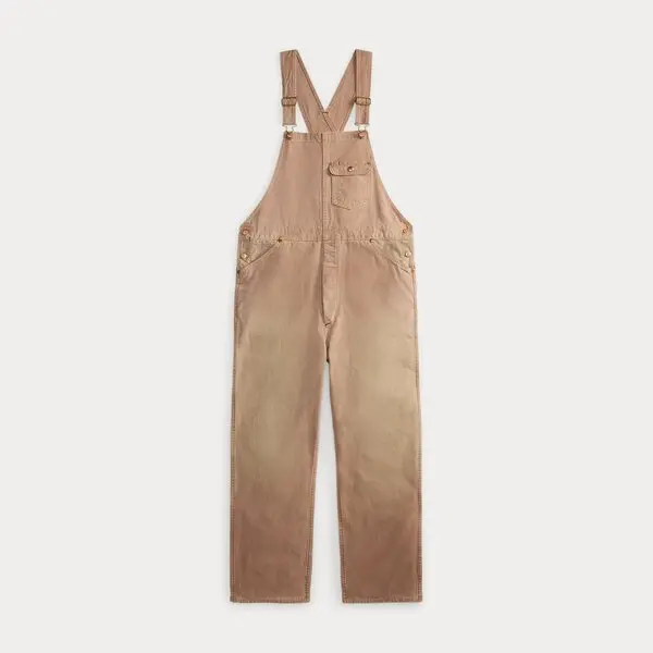 Ralph Lauren Distressed Canvas Overall - Distressed Mauve
