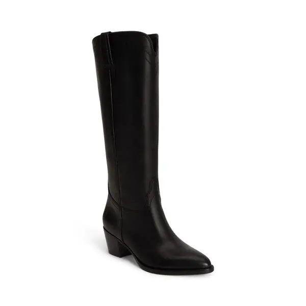 Ralph Lauren Harpher Calfskin Tall Boots