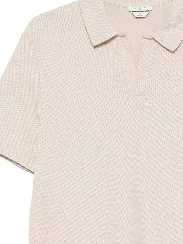 Jacob Cohen Piqué-weave V-neck T-shirt