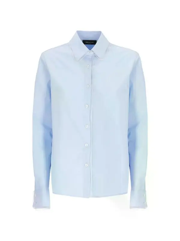 Fabiana Filippi Poplin Shirt With Button Fastening