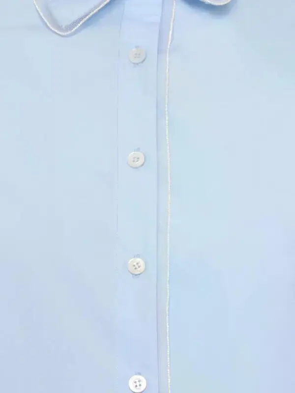 Fabiana Filippi Poplin Shirt With Button Fastening