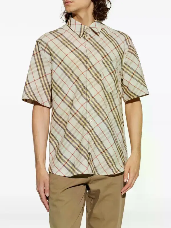 Burberry Check Short-sleeve Shirt