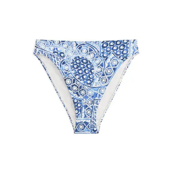 Ralph Lauren Geometric Print High-leg Bikini Bottom