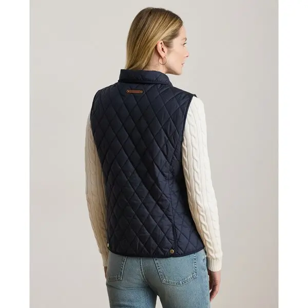 Ralph Lauren Crest-patch Quilted Vest