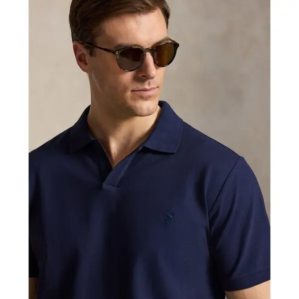 Ralph Lauren Stretch Mesh Polo Shirt - Refined Navy