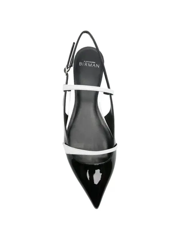 ALEXANDRE BIRMAN Pointed-toe Slingback Pumps