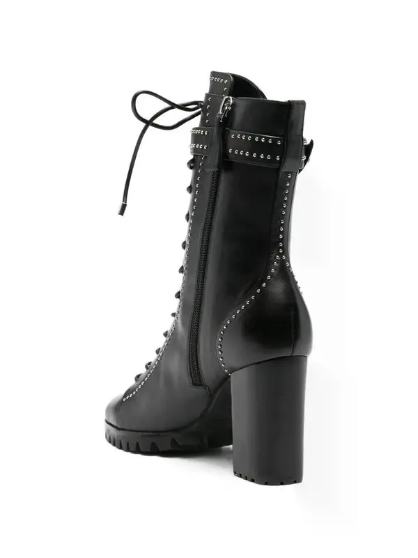 ALEXANDRE BIRMAN Stud-embellished Lace-up Boots
