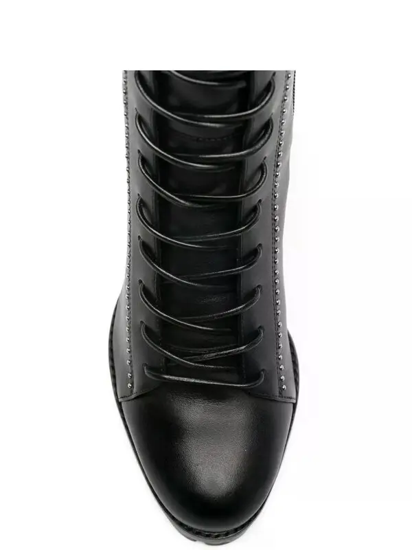 ALEXANDRE BIRMAN Stud-embellished Lace-up Boots