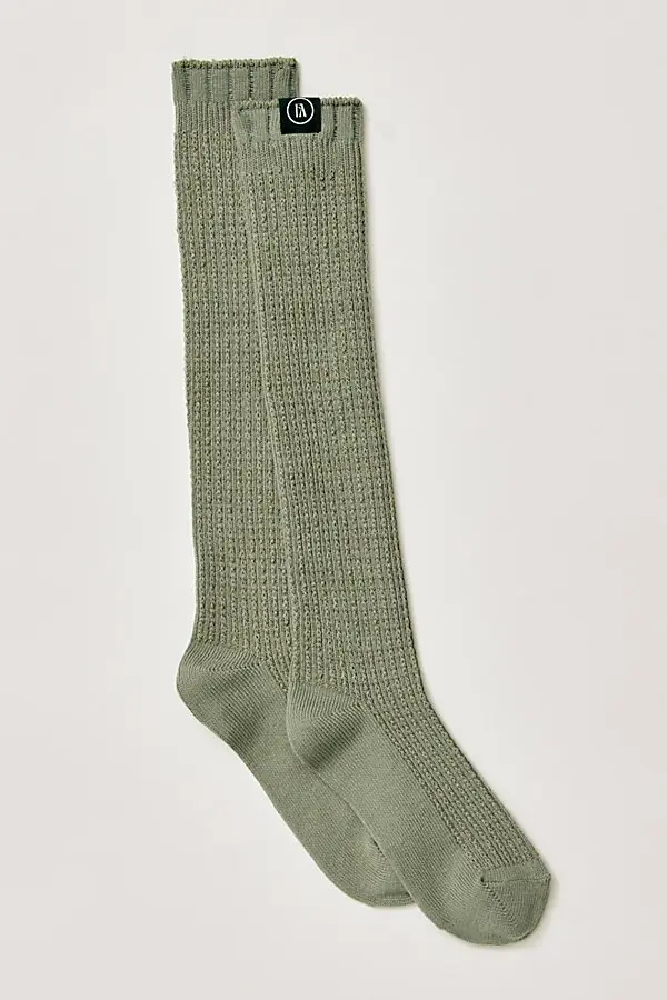 Free People Fore All Slouchy Socks - Sea