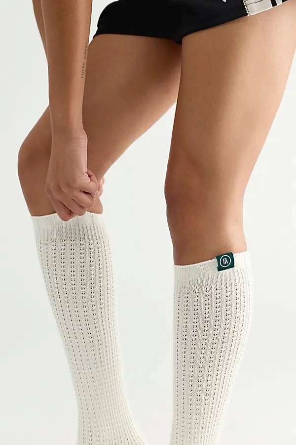 Free People Fore All Slouchy Socks - Sugar