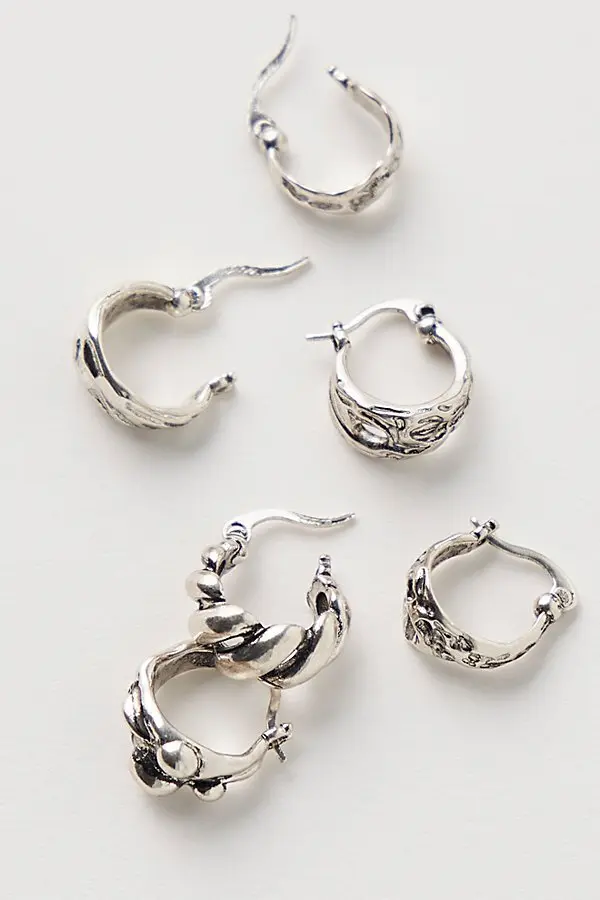 Free People Sloane Hair Charms Mega Pack - Silver