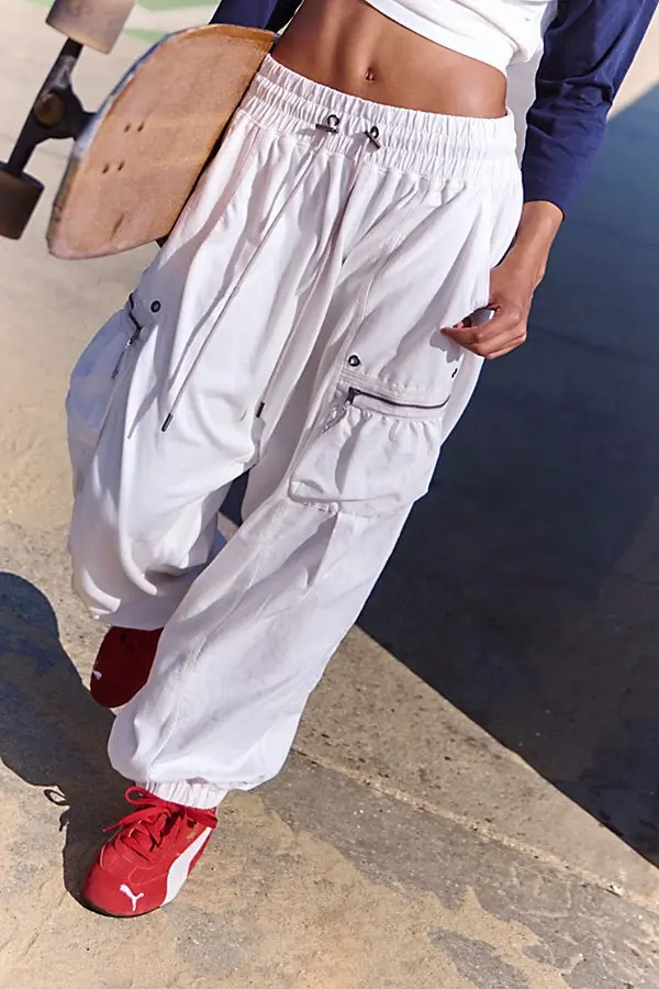 Free People Sunrise Harem Pants - Ivory