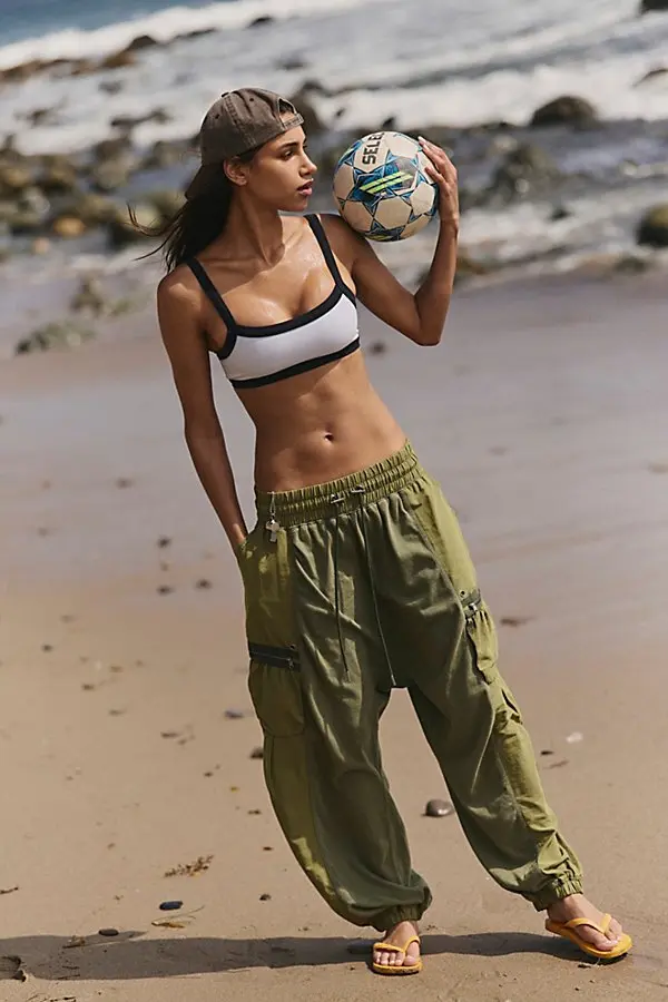 Free People Sunrise Harem Pants With Cargo Pockets - Terrain