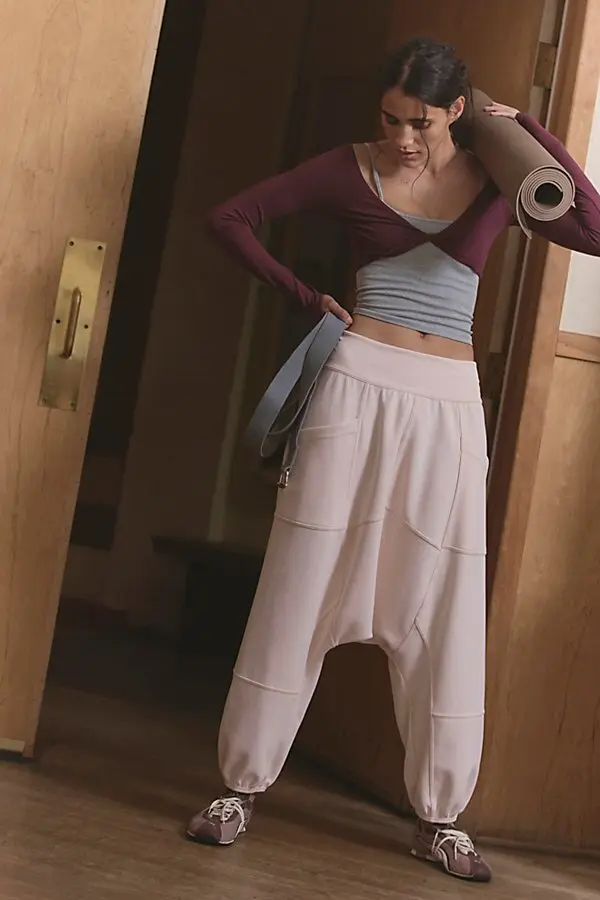 Free People Horizon Harem Pants - Ballet Slipper