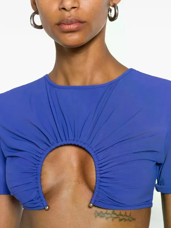 Christopher Esber U-prong Short-sleeve Top