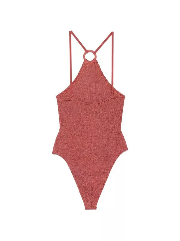 Hunza G Jasmine Crinkle-effect Swimsuit
