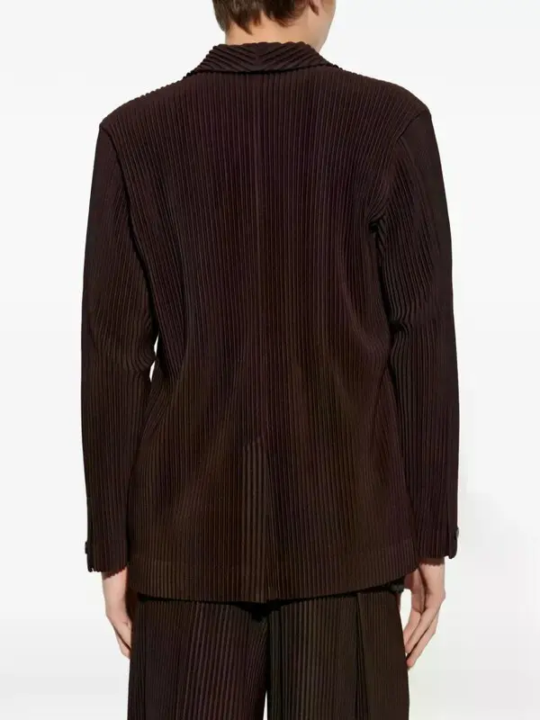 Issey Miyake Pleated Notch-lapel Jacket
