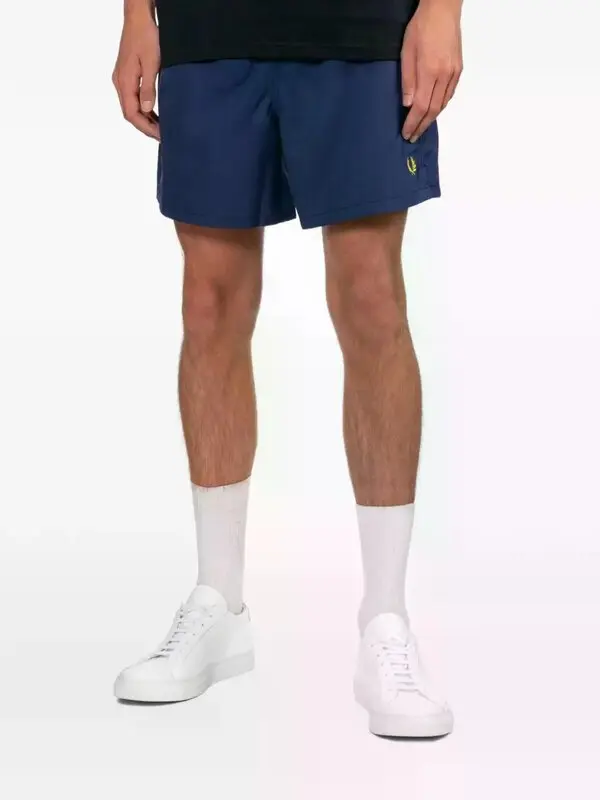 Fred Perry Embroidered Swim Shorts