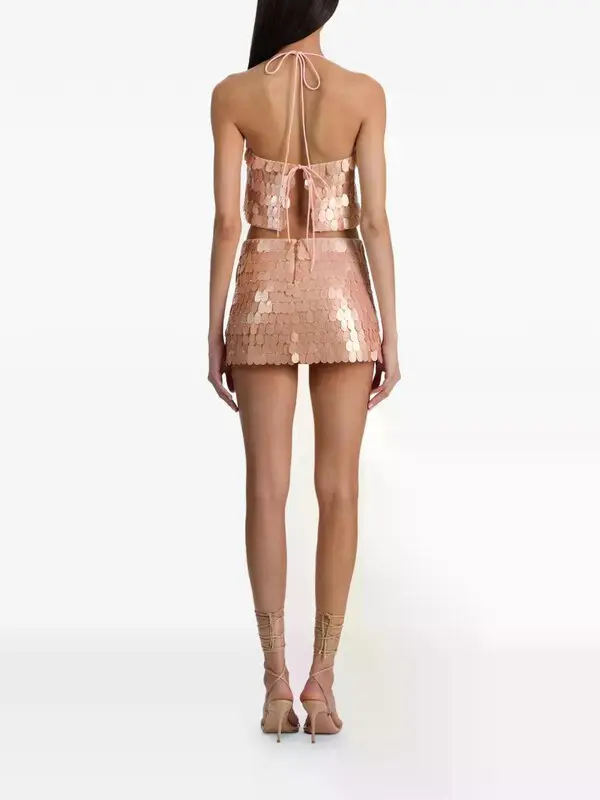 Alice + Olivia Paillette Embellished Skirt