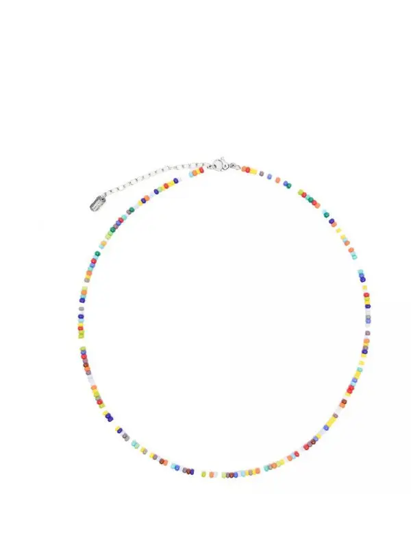 COLLANINE COLORATE Beaded Necklace - Silver