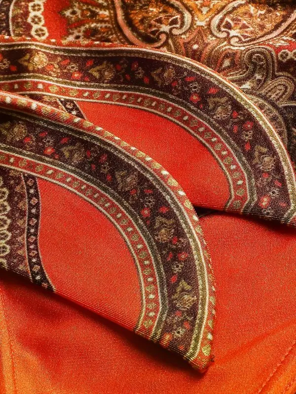 Zimmermann Paisley Print Tie-side Bikini Bottoms - Orange