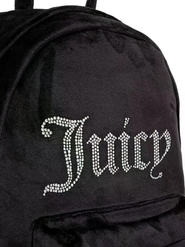 Juicy Couture Crystal-embellished Velvet Backpack