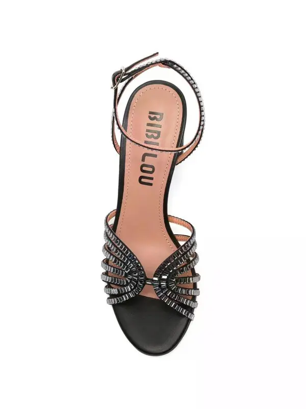 BIBI LOU Serabi Embellished Leather Sandals