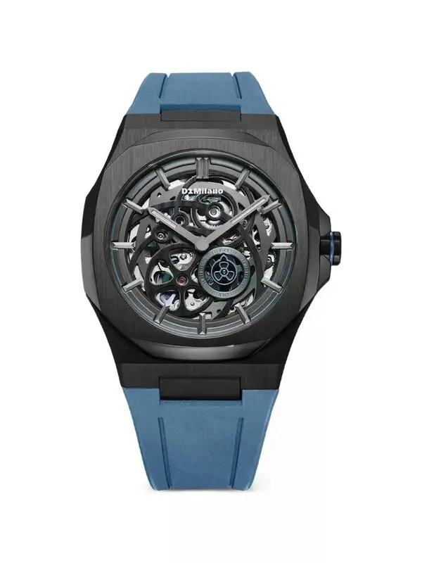 D1 MILANO Automatic Skeleton Watch - Black