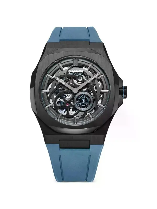D1 MILANO Skeleton Automatic Watch - Black