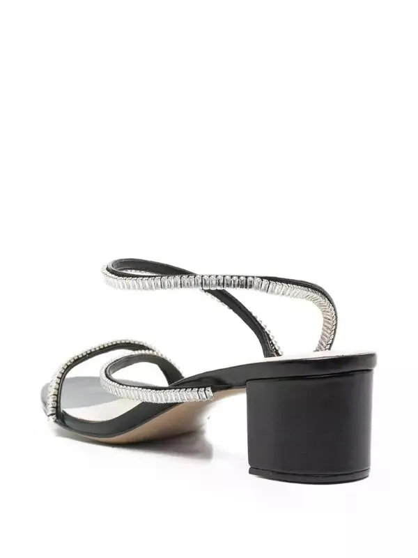 ALEXANDRE BIRMAN Embellished Leather Sandals