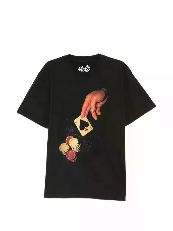 MELT Graphic-print T-shirt - Black
