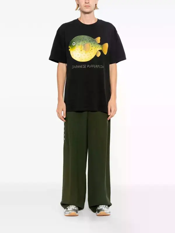 MELT Graphic-print T-shirt - Black