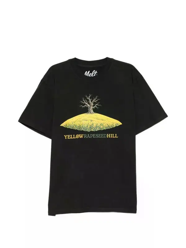 MELT Graphic-print T-shirt - Black