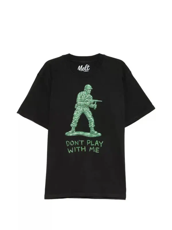 MELT Graphic-print T-shirt - Black