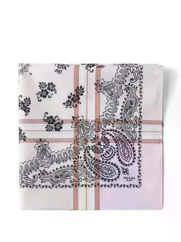 Prada Printed Cotton Scarf 65