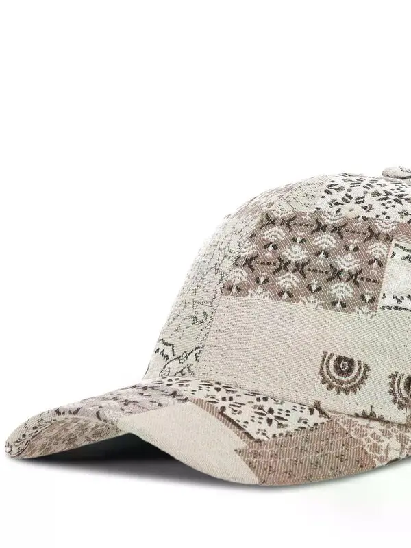 LES DEUX Patchwork Paisley Baseball Cap