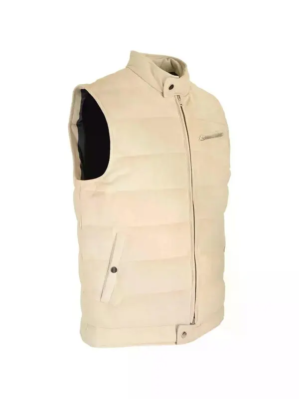 AL DUCA D’AOSTA 1902 Padded Suede Gilet