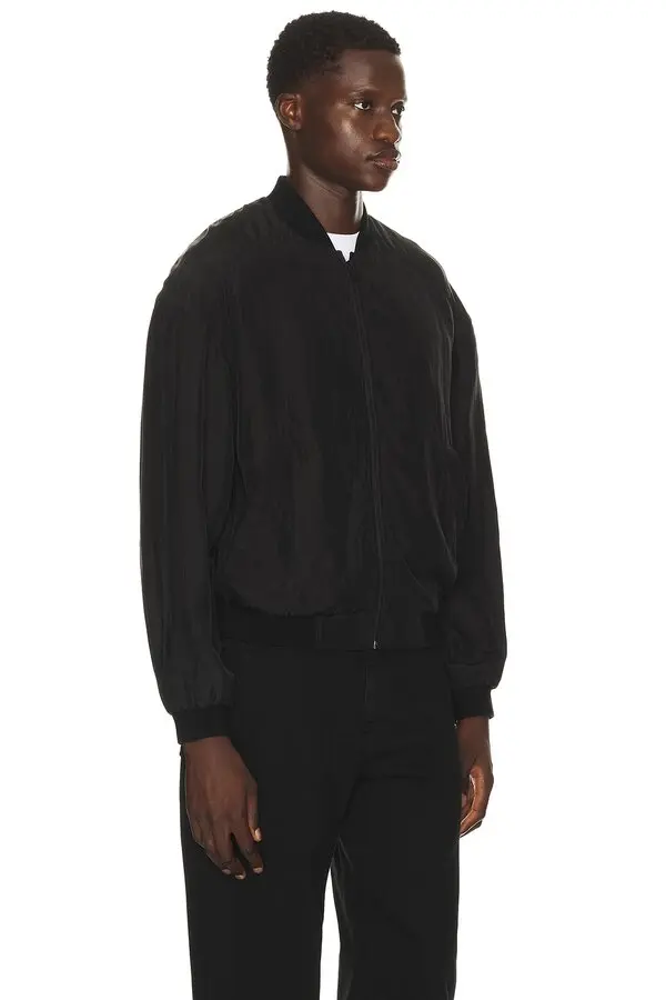 THE ROW Orianel Zip Up Bomber Jacket