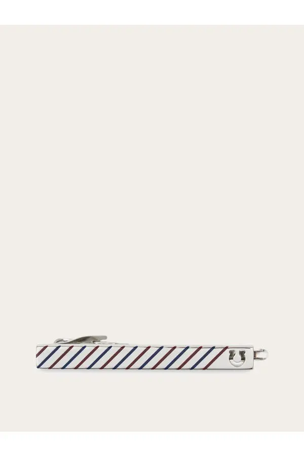 FERRAGAMO Gancini Tie Pin - Navy