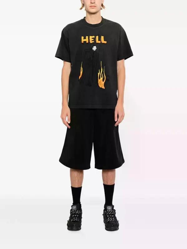 WARREN LOTAS Graphic-print Cotton T-shirt