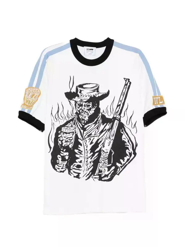 WARREN LOTAS Graphic-print Ringer T-shirt