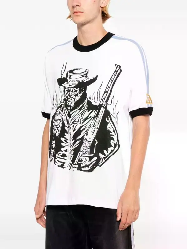 WARREN LOTAS Graphic-print Ringer T-shirt