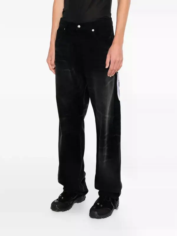 WARREN LOTAS Graphic Print Jeans