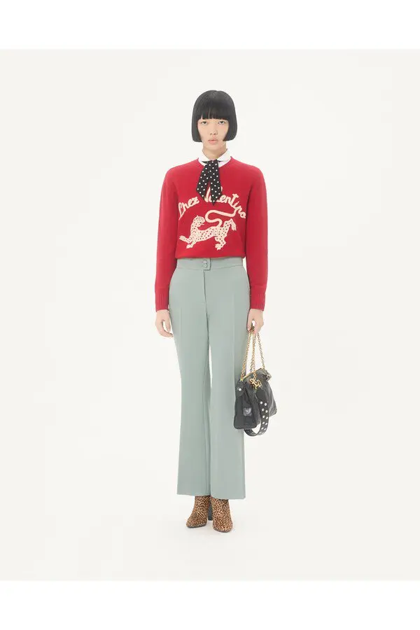 Valentino Garavani Embroidered Wool Jumper