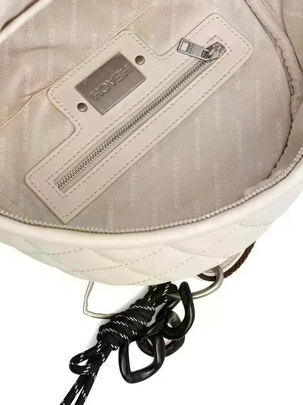 SILVIAN HEACH Quilted Logo-embossed Backpack
