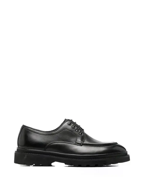 ALBERTO GOZZI Apron-toe Lace-up Shoes - Black