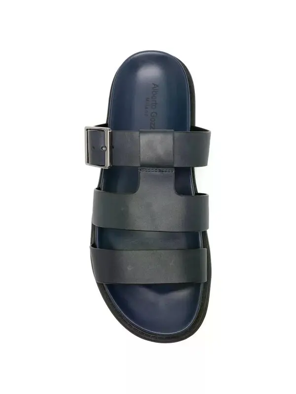 ALBERTO GOZZI Leather Caged Sandals