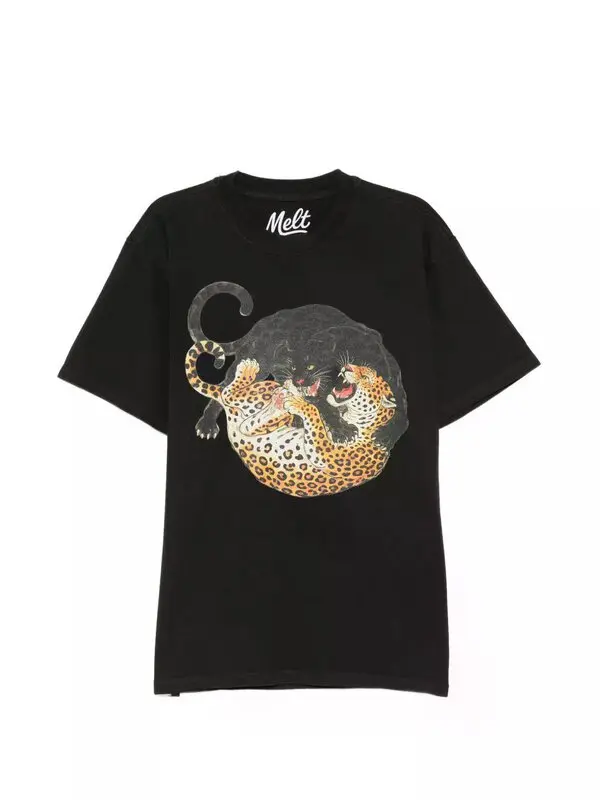 MELT Graphic-print T-shirt - Black
